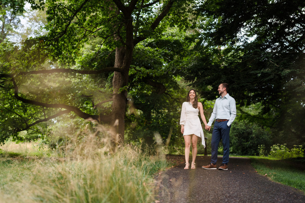 Villanova Engagement Session // Stoneleigh Gardens, PA - Marshall Scott ...