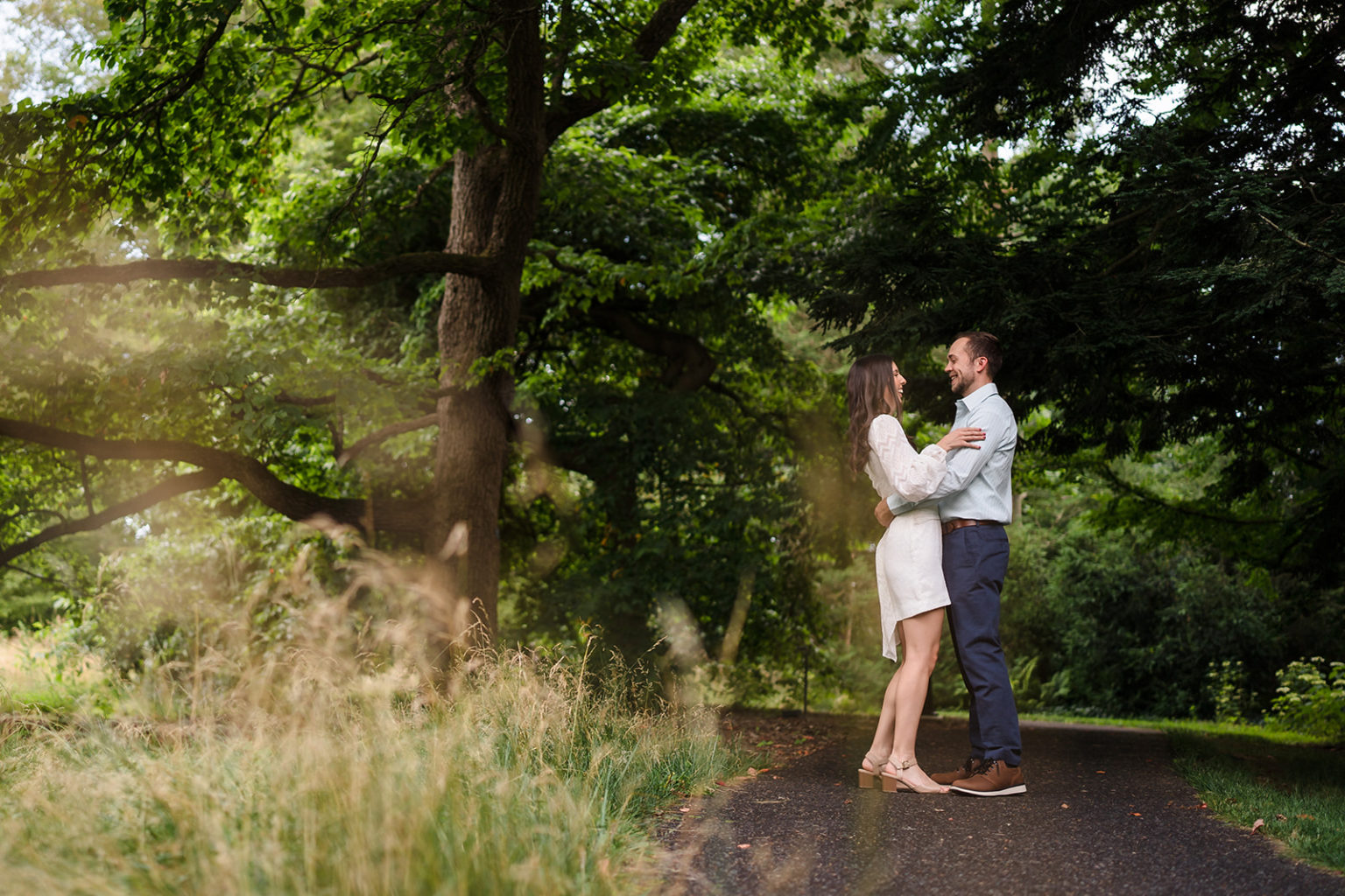 Villanova Engagement Session // Stoneleigh Gardens, PA - Marshall Scott ...